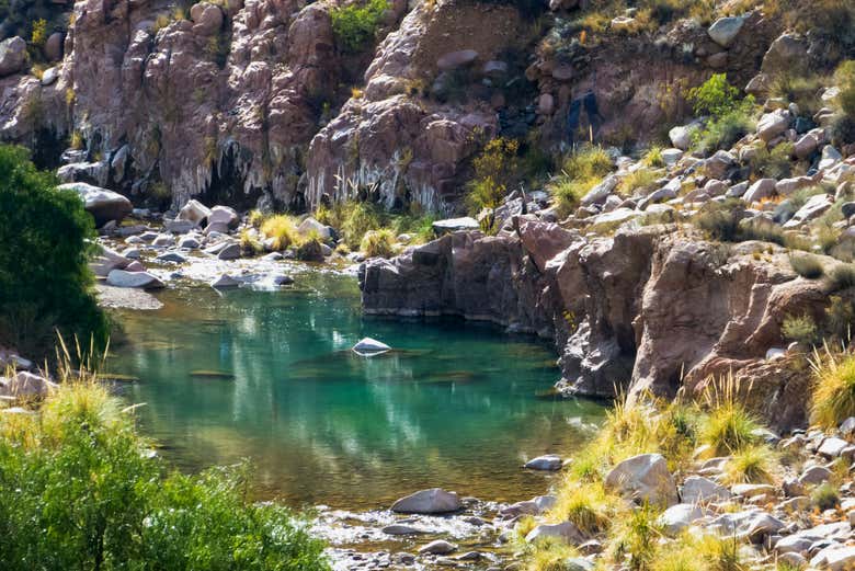 Cacheuta Hiking & Rappelling + Hot Springs, Mendoza