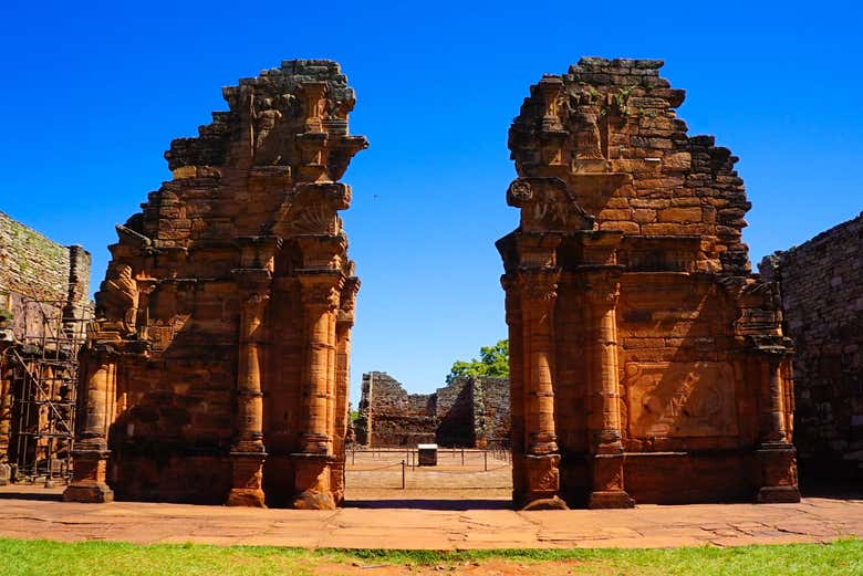 Excursión a las ruinas de San Ignacio y las minas Wanda desde Foz de Iguazú