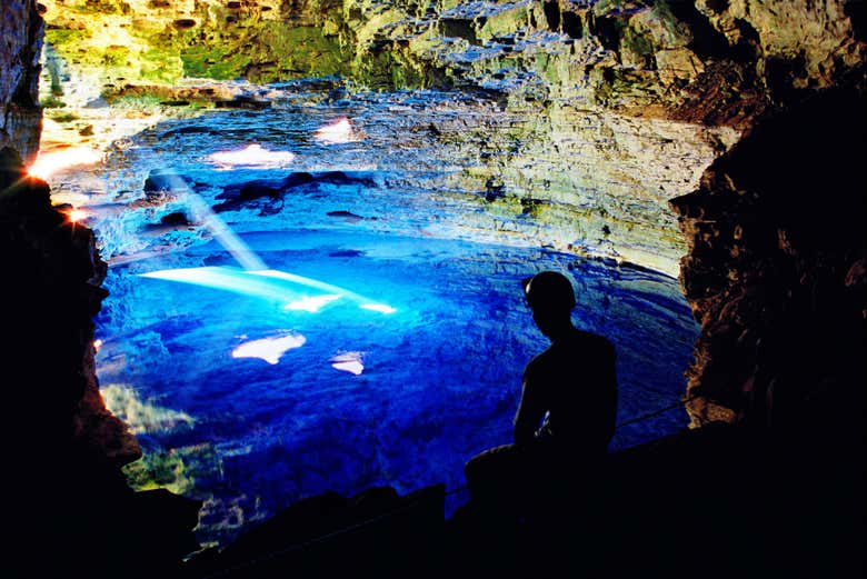 Excursion au Poço Encantado et au Poço Azul depuis Lençóis