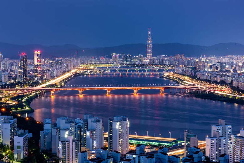 Paseo en yate por el río Han, Seúl