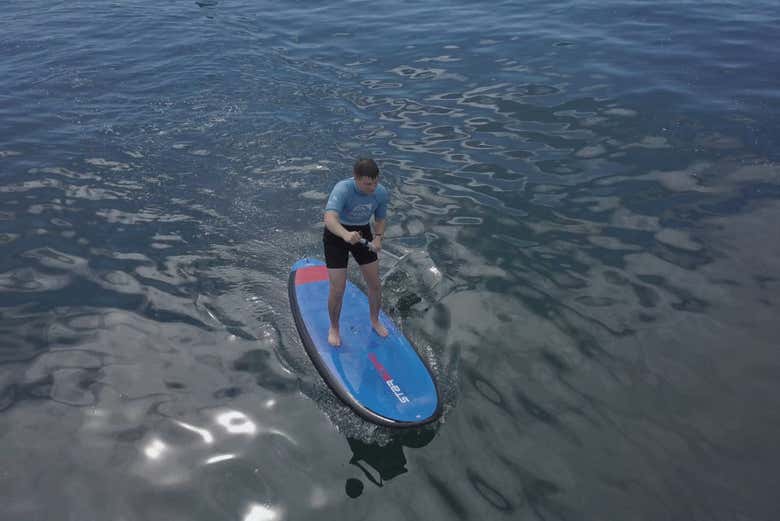 Tour en paddle surf por la playa de Patos, Nigrán
