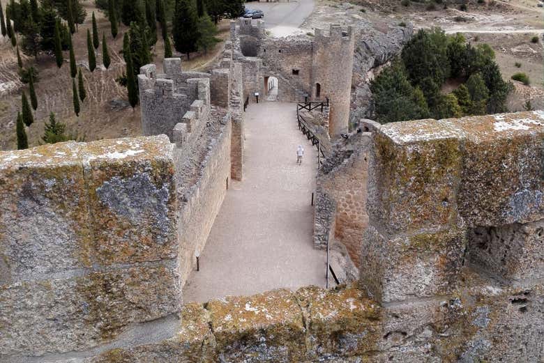 Entrada a la Torre del Homenaje del castillo de Peñaranda de Duero