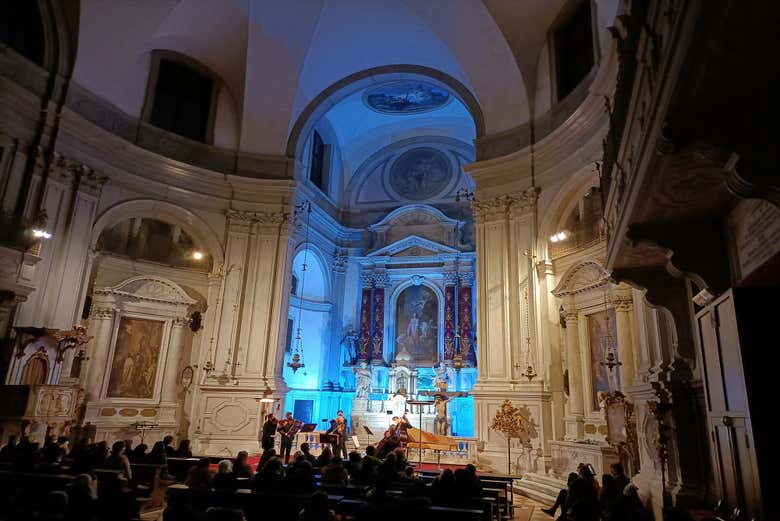 Concerto de As Quatro Estações na igreja de Vivaldi, Veneza