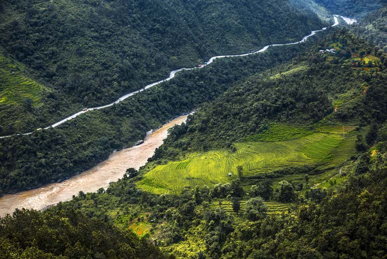 Rafting en el río Trishuli, Katmandú